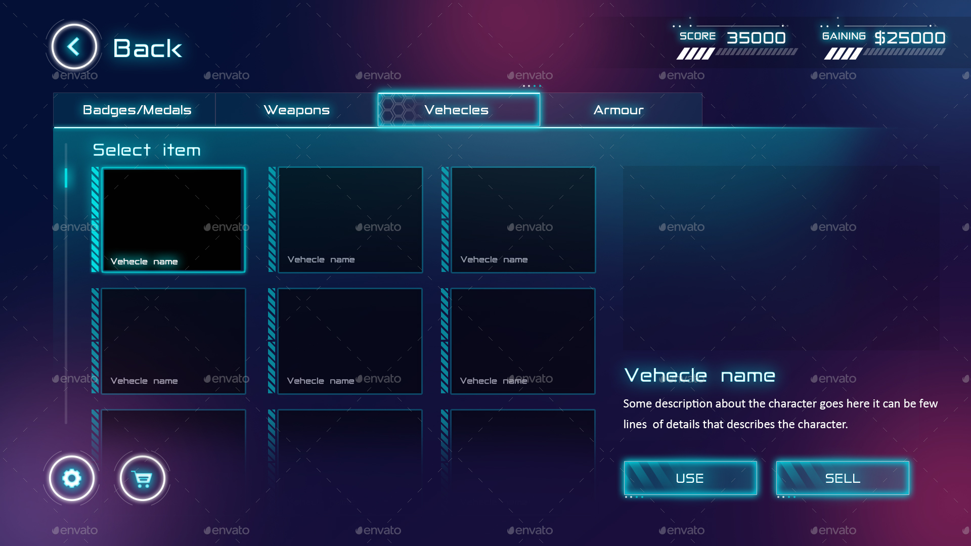 Dot-Z MMORPG Game UI KIT, Game Assets | GraphicRiver